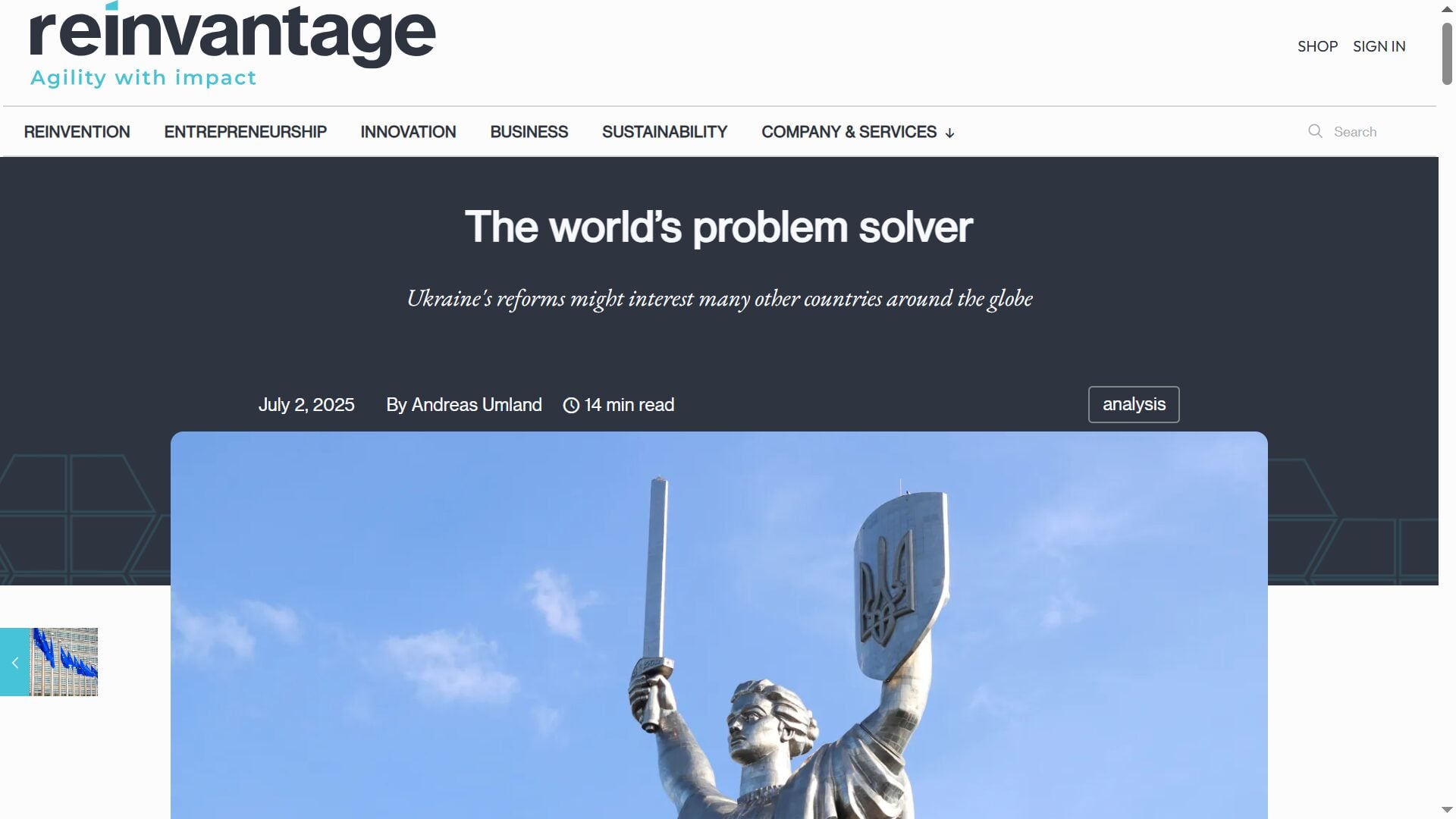 How Ukraine Is Helping to Solve Global Problems - Foreign Policy Blogs